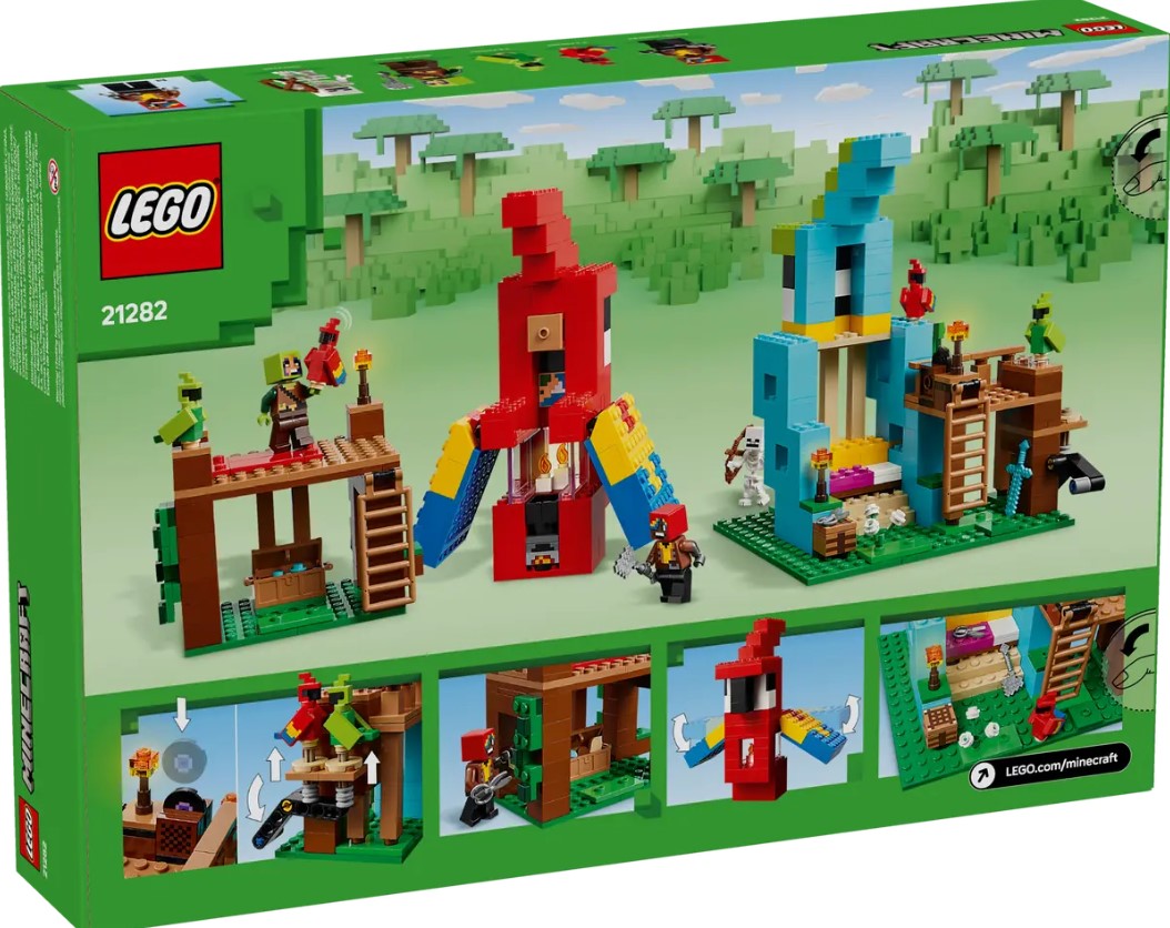LEGO® Minecraft® The Parrot Houses – 21282 – LEGOLAND New York Resort