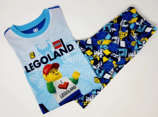 LEGO® I Heart LEGOLAND Pajamas Blue 2-pcs – LEGOLAND New York Resort