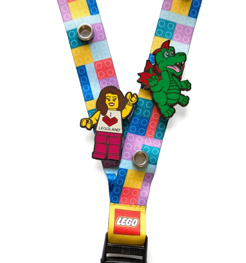 LEGO® Minifigures™ System Starter Lanyard Set Multi-Color – Girl and O ...